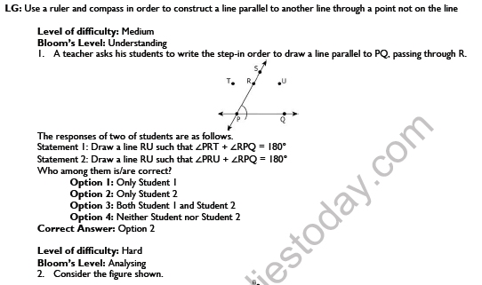 Cbse Class 7 Maths Practical Geometry Worksheet Set A 6215